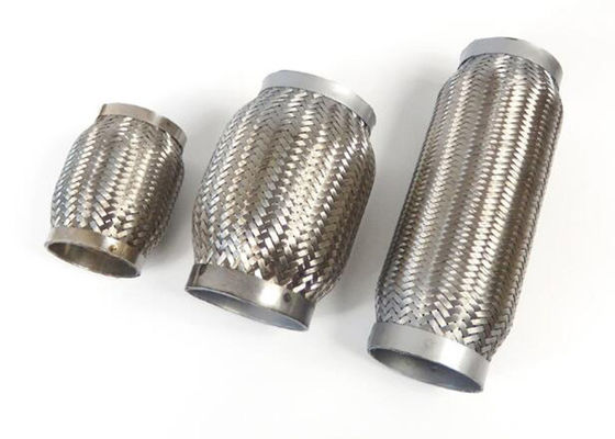 Double Braided 45mm 4 Inch Stainless Steel Exhaust Flex Pipe