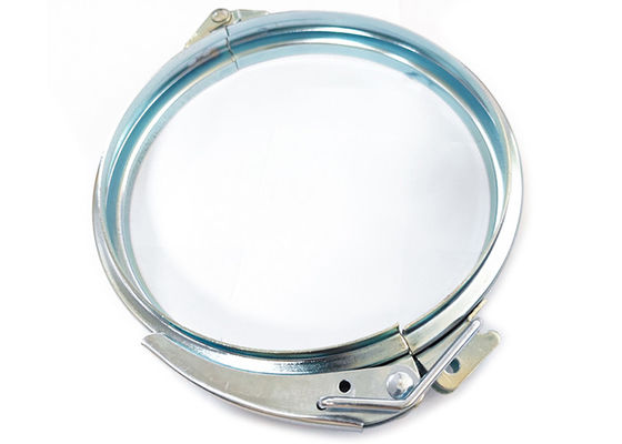 Custom V Band Galvanised Pipe Clips Quick Release For Ventilation System