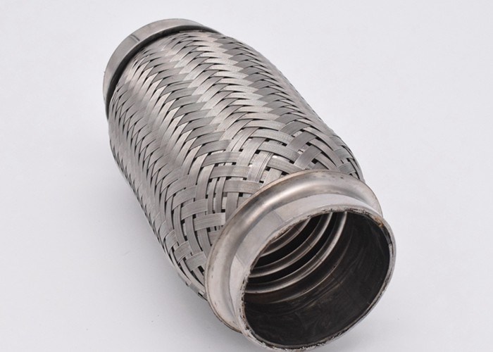 Custom Stainless Steel Flex Exhaust Pipe Inner Bellow Outer Braided for ...