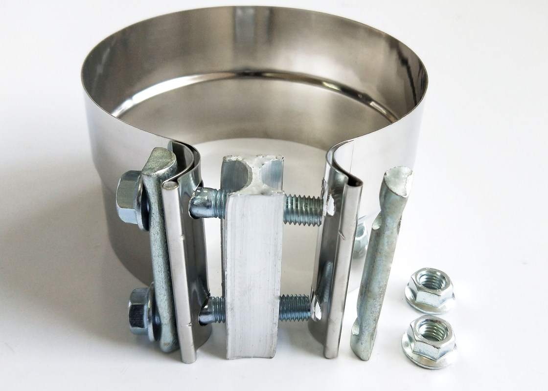 Stainless Steel Butt Joint Exhaust Repair Clamp Perfect Sealing Muffer ...
