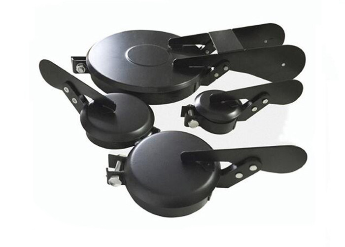 Black Powder Coated 1-3/4" OD Motorcycle Exhaust Rain Cap Flapper