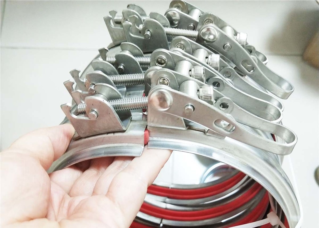 Ring Round Adjustable Galvanized Steel Clamps For 6 Inch Dust ...
