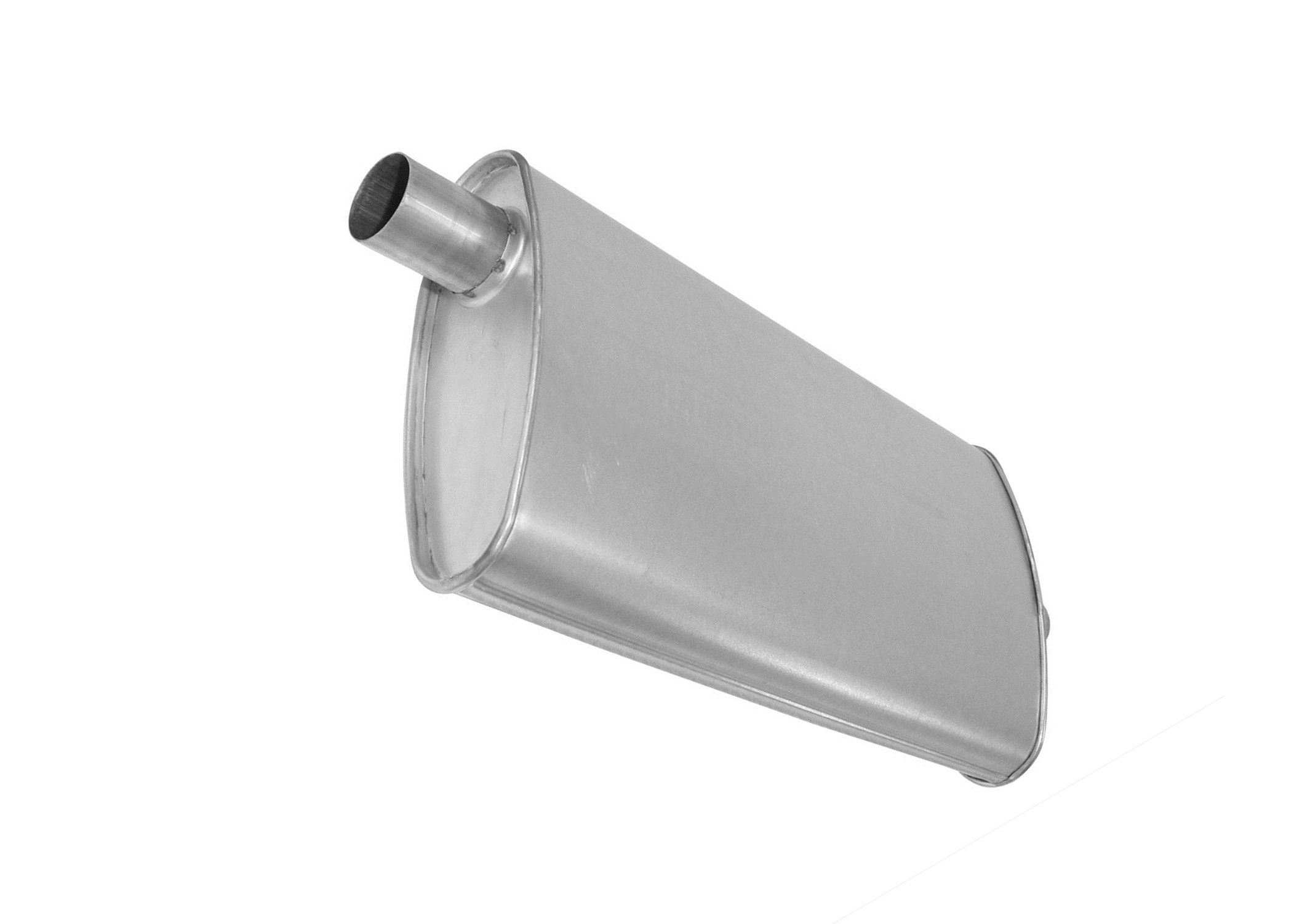 2 Inch Inlet Outlet Aluminized Steel Universal Exhaust Muffler