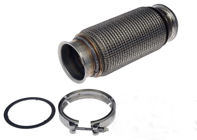 4" Stainless Steel Freightliner Exhaust Bellow Flexible Pipe Stainless ...