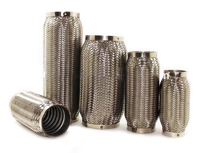 Double Braided 45mm 4 Inch Stainless Steel Exhaust Flex Pipe