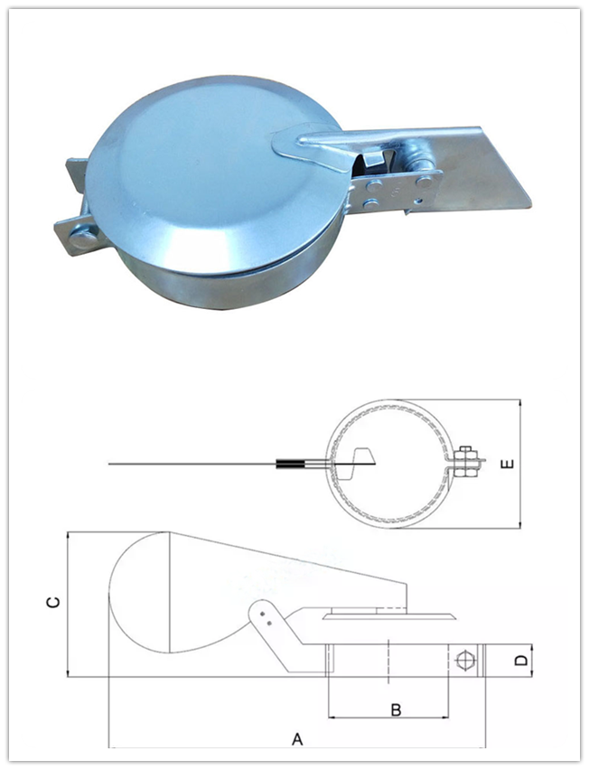 Rain Cap Stainless Steel Exhaust Parts For Power Generator Canopy Set