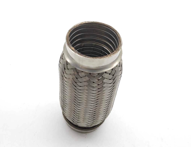 2.5x4 Inch Plain Stainless Steel Exhaust Flex Pipe