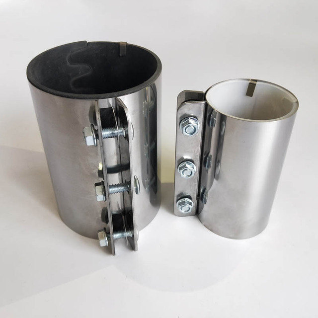 1.0mm Round Duct V Band Clamp 4 Inch Galvanized Steel Lever Lock Ring