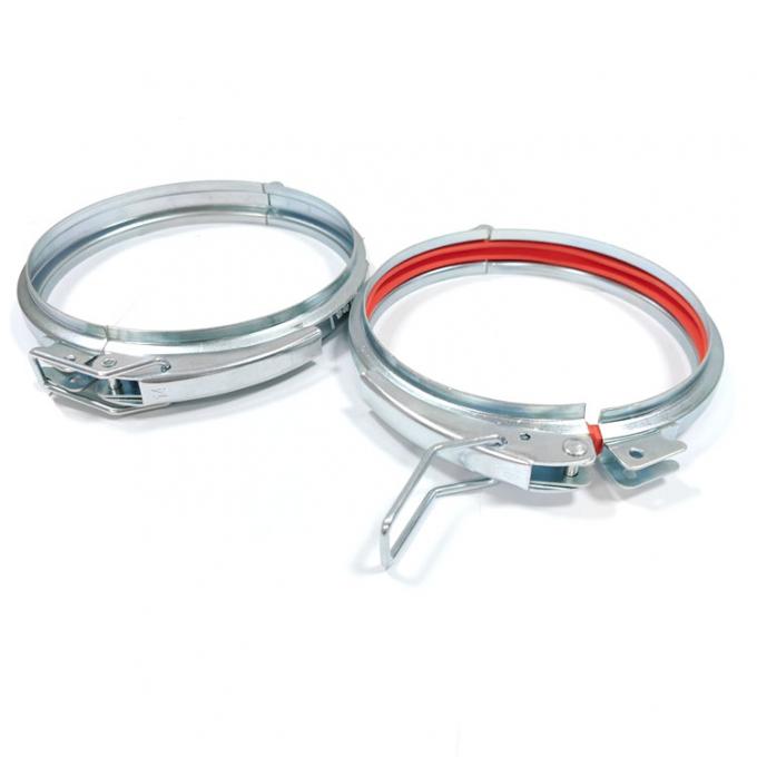 Slim 80mm Quick Connect Clamp Galvanised Clip Duct Fittings For ...