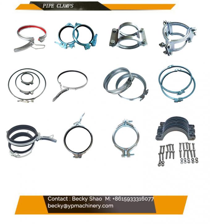 Adjustable Slim Round Ring 2 Inch Galvanized Pipe Clamps Connection Tube