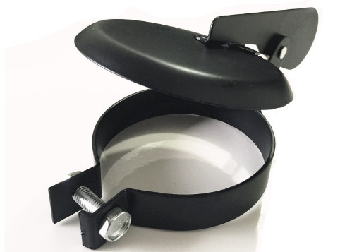 60mm Tractor Exhaust Rain Cap Flapper Galvanized Carbon Steel